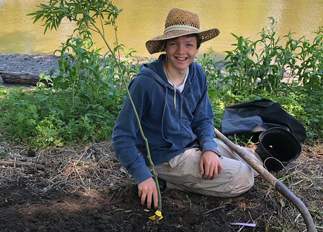 Tree planting and maintenance day on the River to Ridge Trail - Hudson ...