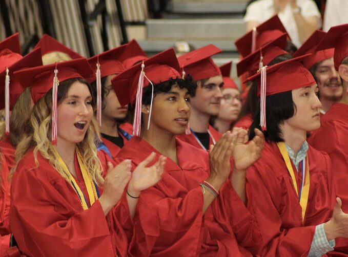 Onteora graduates keep their spirit during a damp commencement ceremony ...