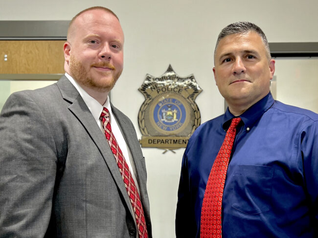 Meet New Paltz’s new police chief and lieutenant - Hudson Valley One
