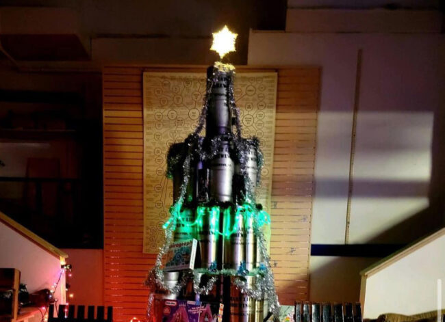 Don your ugly sweater and see the lighting of the keg tree at this ...